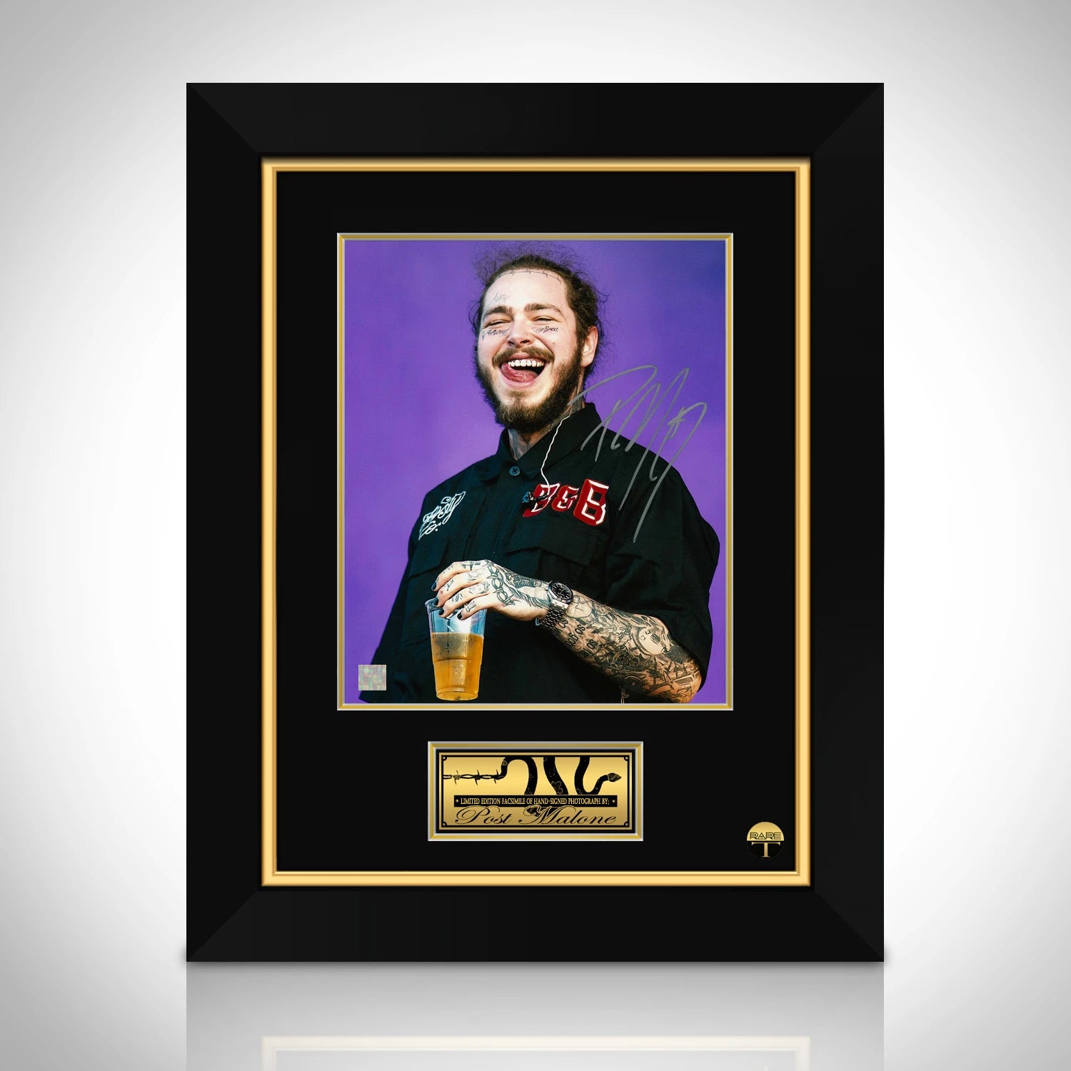 Post Malone Limited Signature Edition Photo Custom Frame | RARE-T