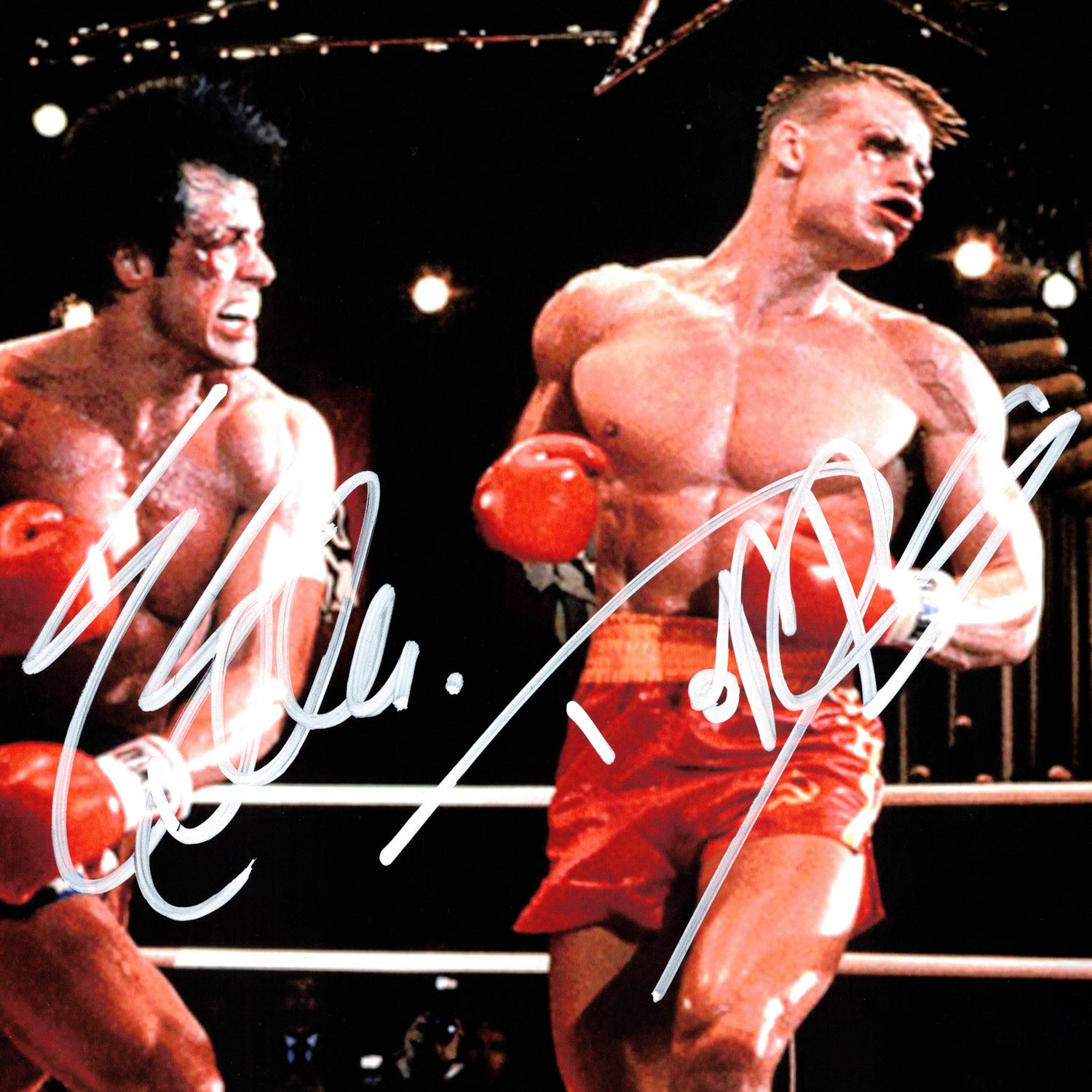 Rocky IV Rocky vs Drago Photo Limited Signature Edition Custom Frame ...