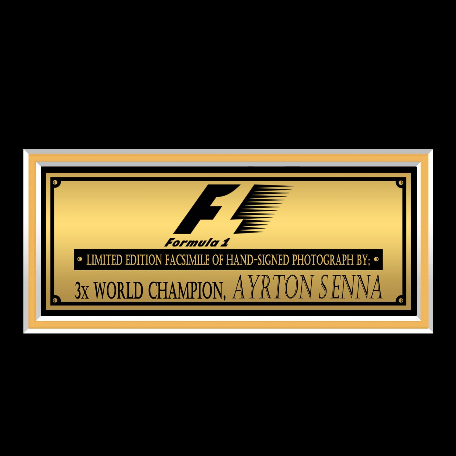 Ayrton Senna Eyes of a Legend Photo Formula 1 Limited Signature Edition ...