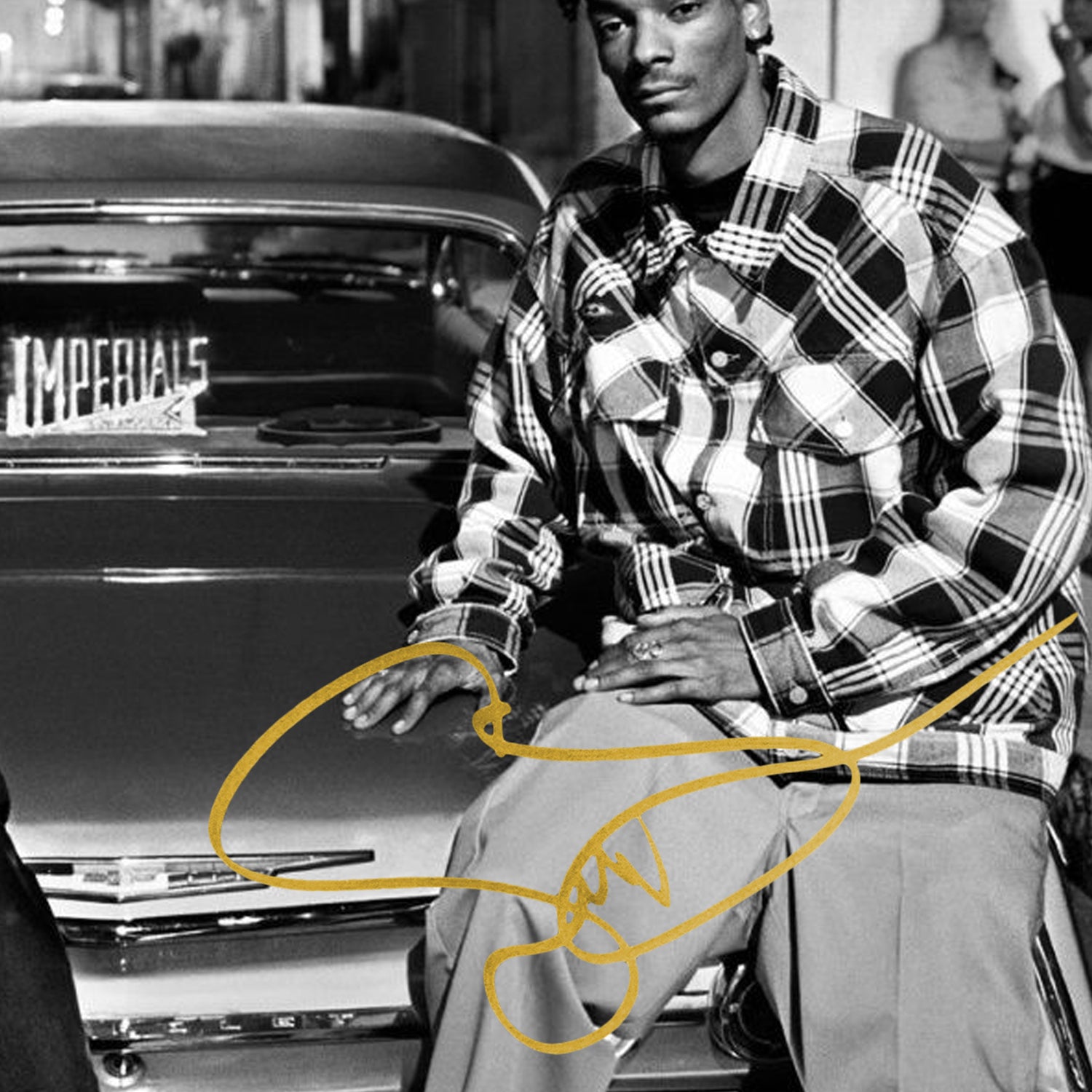 Snoop Dogg and Dr. Dre Car Photo Limited Signature Edition Custom Frame ...