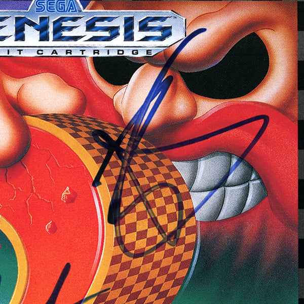 Sonic The Hedgehog 2 Sega Genesis Gold Cartridge & Box Cover Art Custom ...
