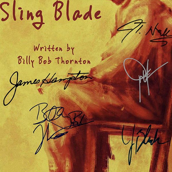Sling Blade Script Limited Signature Edition Custom Frame | RARE-T