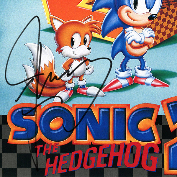Sonic The Hedgehog 2 Sega Genesis Gold Cartridge & Box Cover Art Custom ...