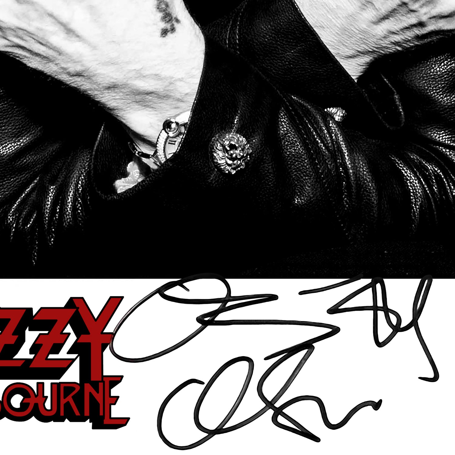 Ozzy Osbourne Mini Poster Limited Signature Edition Custom Frame | RARE-T
