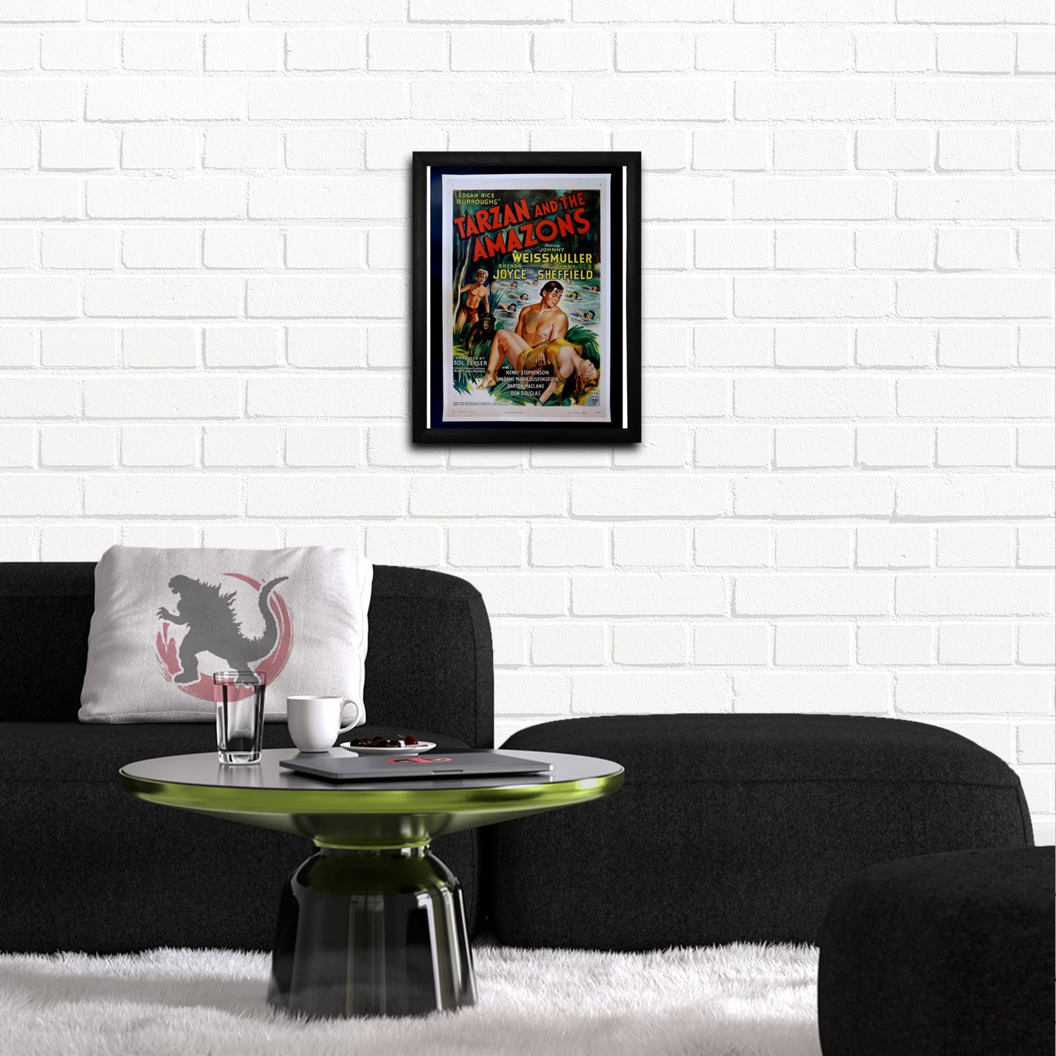 Tarzan and the Amazons Vintage Poster Print Wood Frame | RARE-T