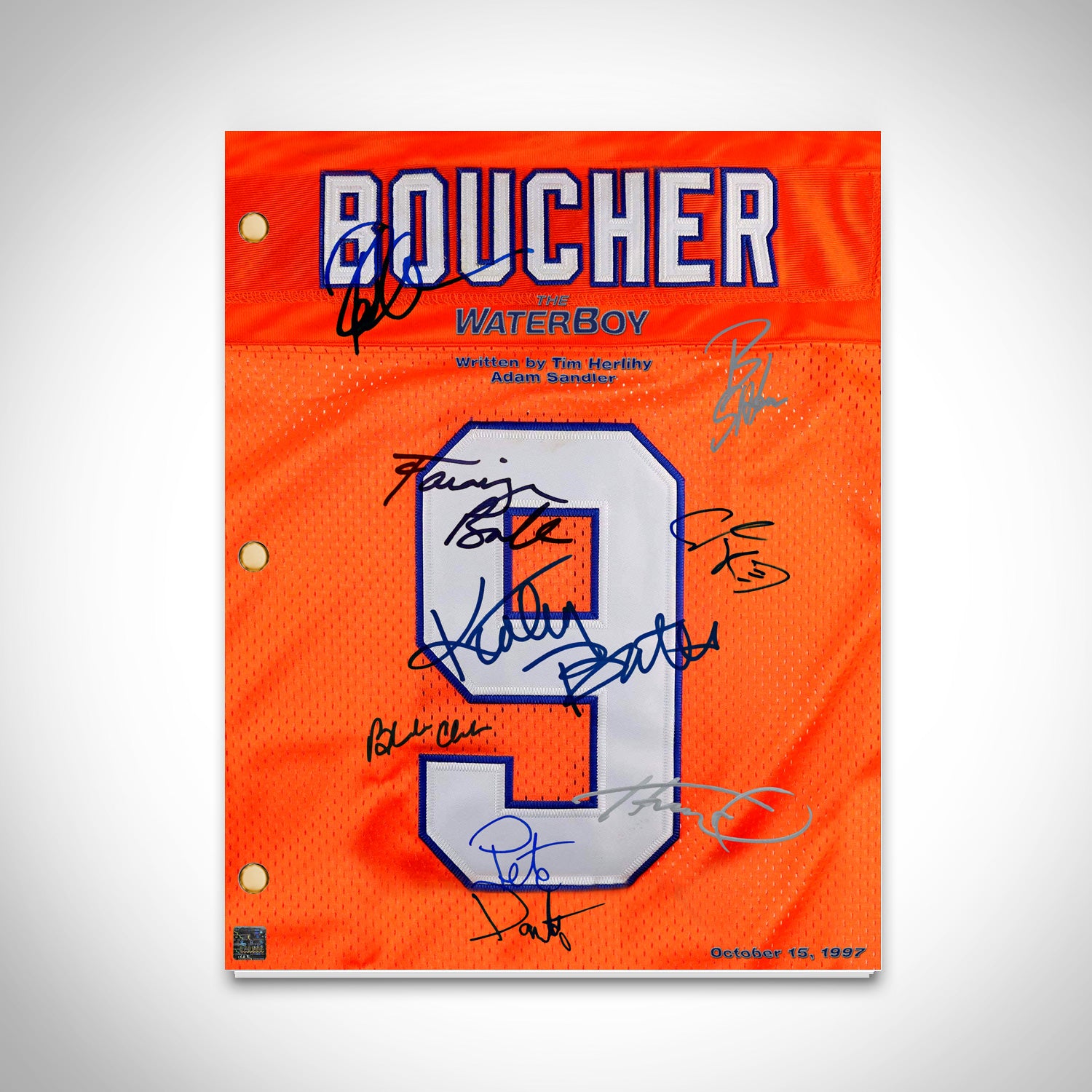 Waterboy Transcript Limited Signature Edition Custom Frame | RARE-T
